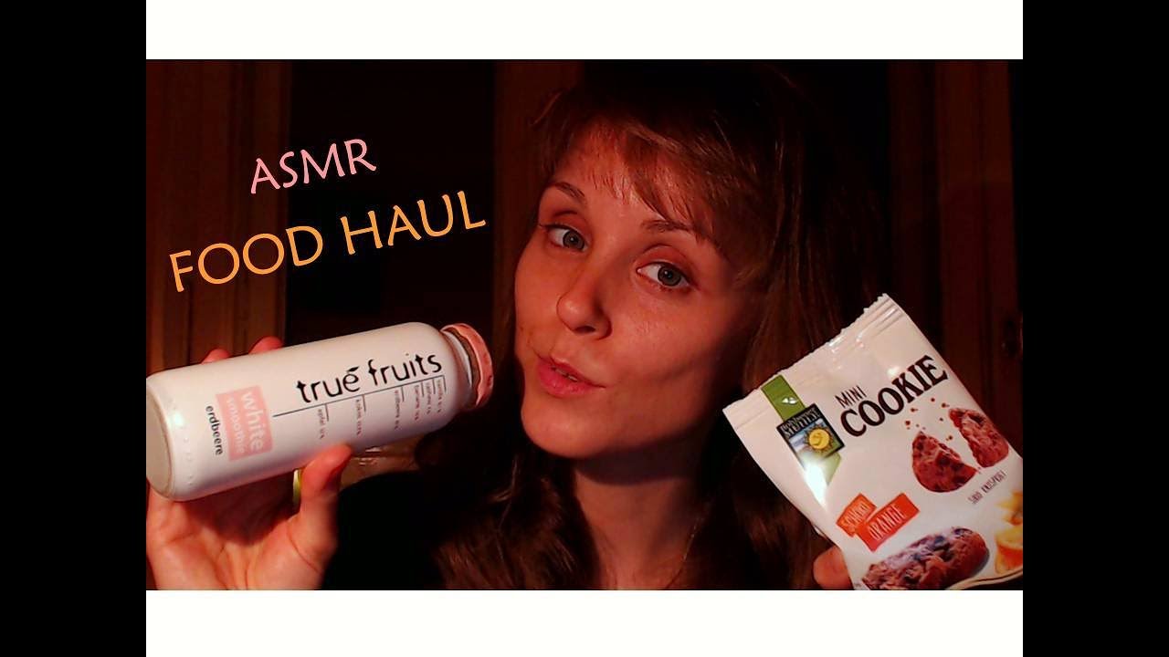 ASMR | (VEGAN) FOOD HAUL (SMOOTHIES, COOKIES, NOUGAT CREAM) | DEUTSCH ...