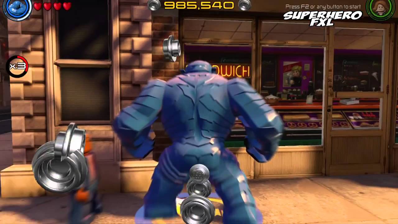 LEGO Marvel’s Avengers Gameplay: A-Bomb Unlock - Cheat Code + Free Roam ...