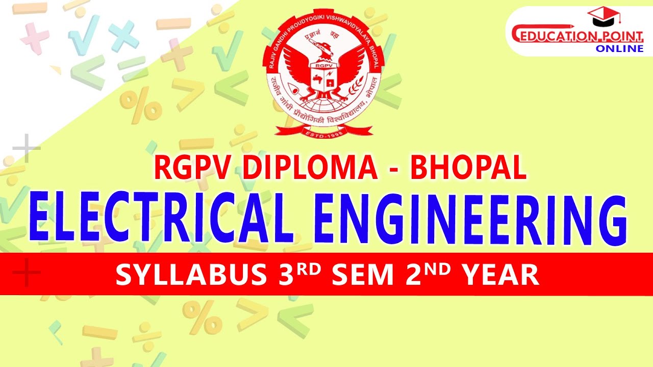 RGPV Diploma Electrical Engineering 3rd Sem 2nd Year Syllabus rgpv-diploma-electrical-engineering-3rd-sem-2nd-year-syllabus