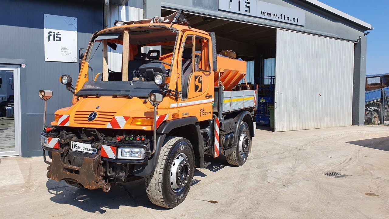MERCEDES BENZ UNIMOG U400 4X4 - FIŠ TRUCKS SLOVENIA - YouTube