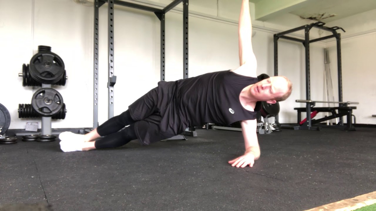 Side plank hold demo - YouTube