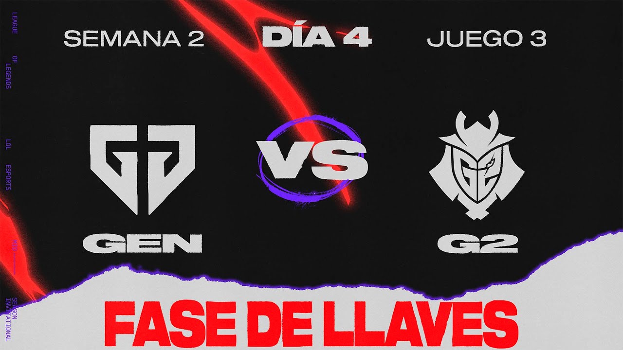 GEN vs G2 | #MSI2025 | Bracket Stage | Día 4 | Partida 3 - YouTube