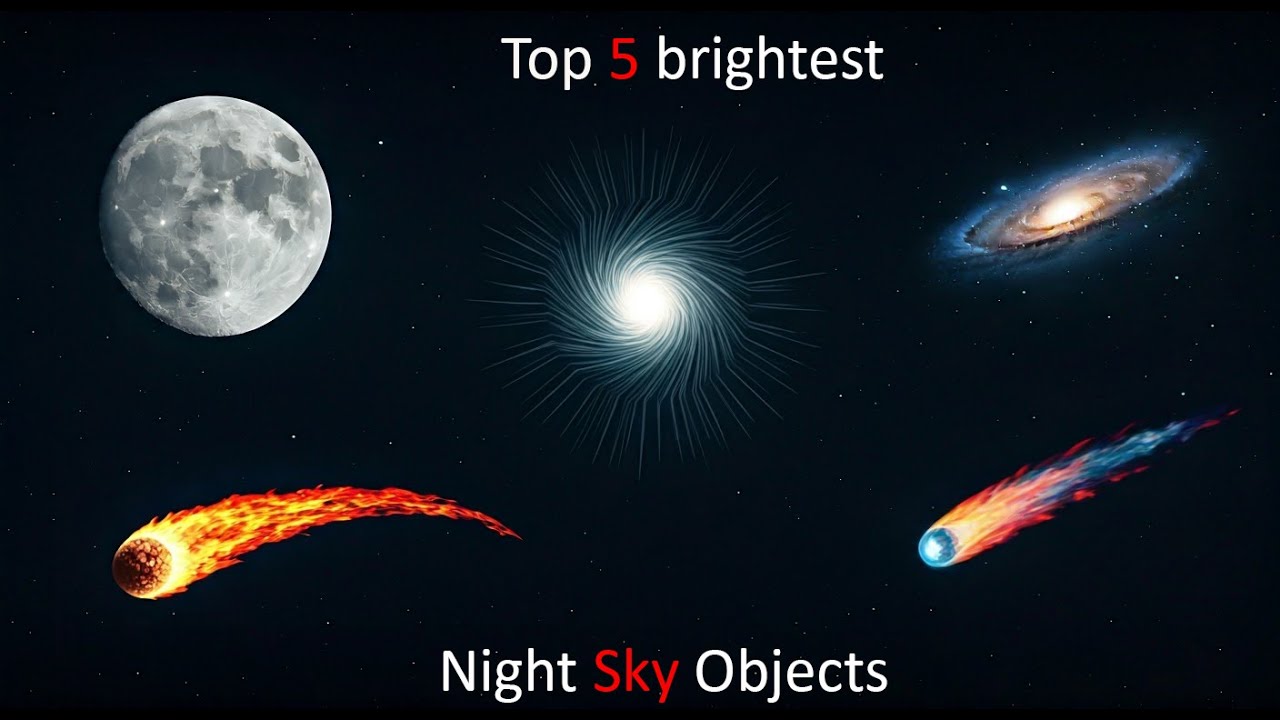 Top 5 Night Sky Objects That Outshine the Rest #science #space # ...