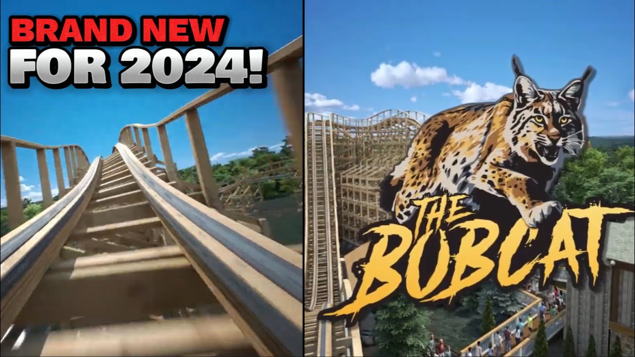 All NEW Bobcat COASTER! | Six Flags Great Escape! - YouTube