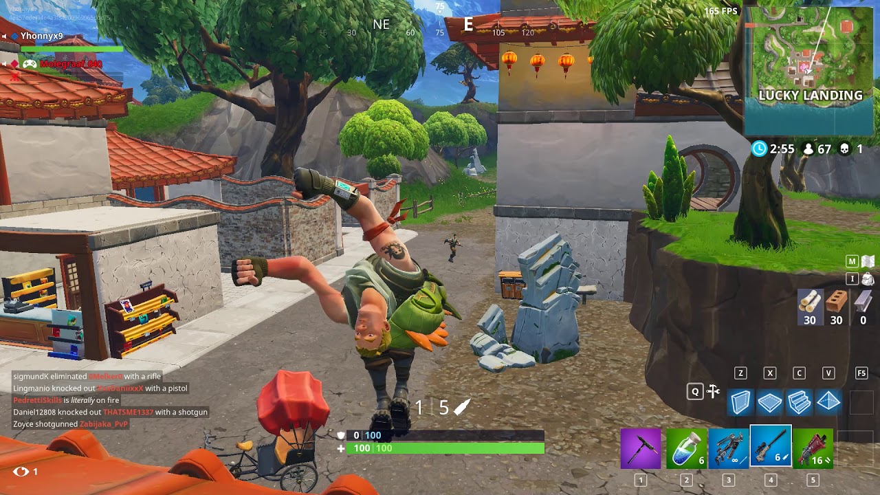 Fortnite Flipping Sexy Trickshot Youtube