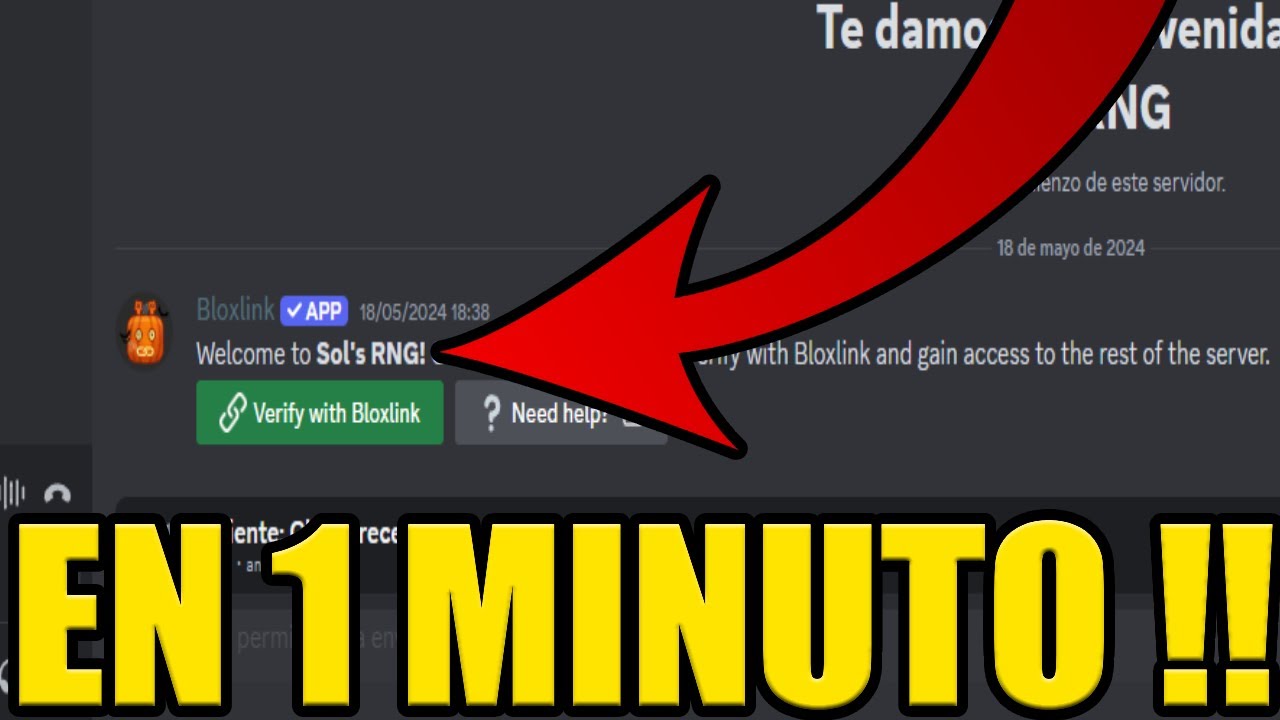 como ENTRAR al DISCORD de SOLS RNG ACTUALIZADO - YouTube