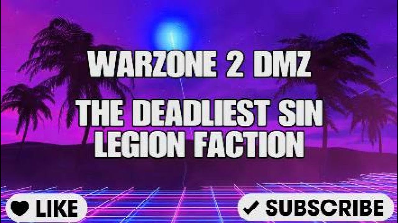 DMZ .. THE DEADLIEST SIN LEGION FACTION MISSION - YouTube