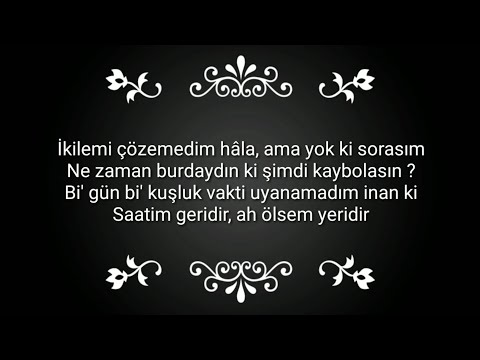 Yüzyüzeyken Konuşuruz - Ölsem Yeridir Lyrics (HQ)