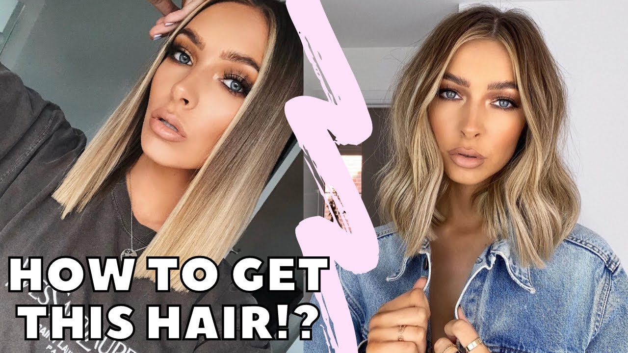 HOW TO GET STRAIGHT BLUNT HAIR | SPILLING ALL MY HAIR SECRETS! - YouTube