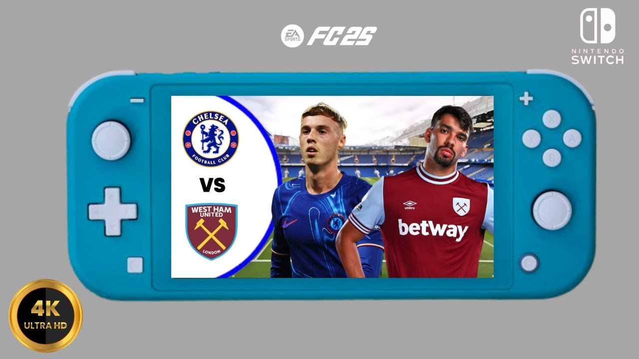Chelsea vs Westham Nintendo Switch lite gameplay #nintendoswitchlite ...
