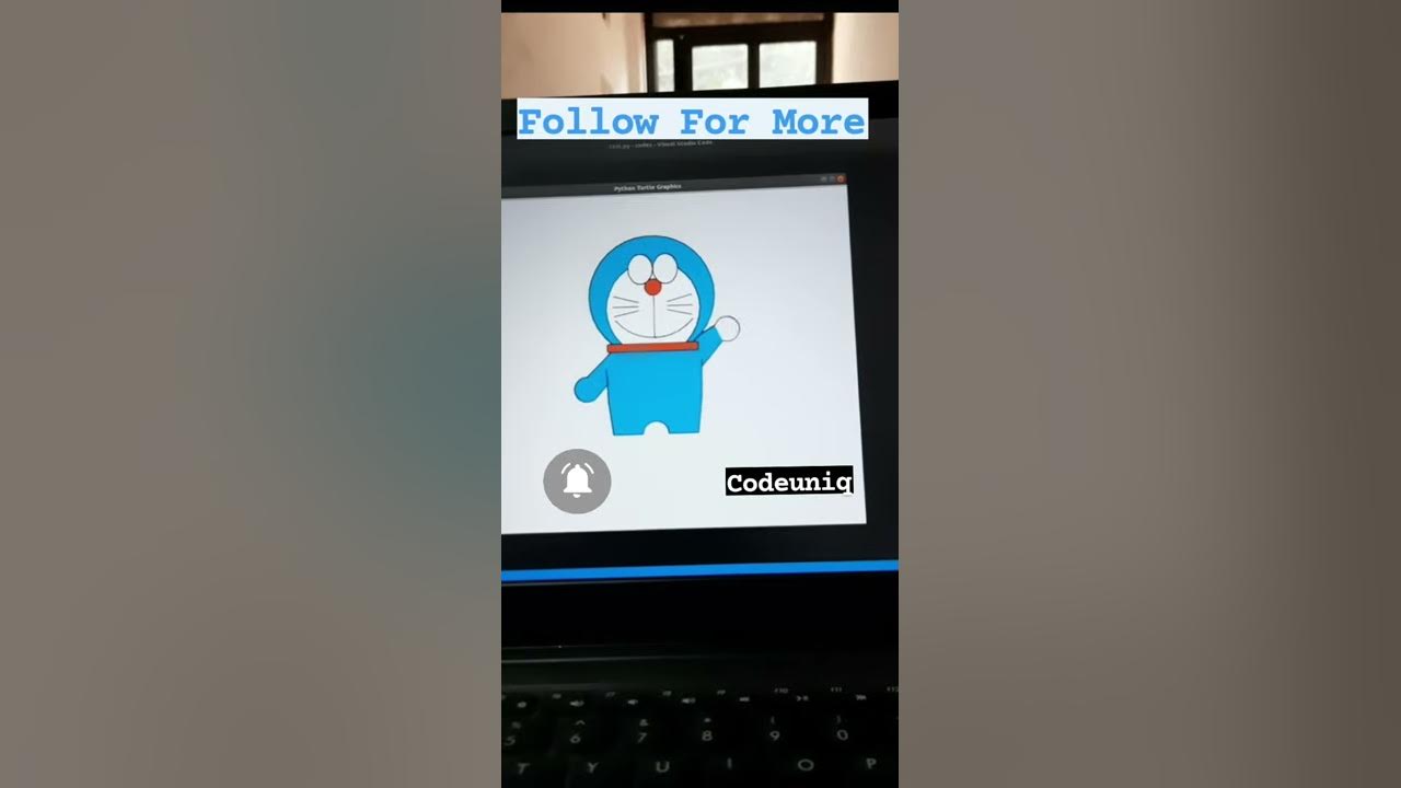 Doraemon Using Python Turtle Module Youtube