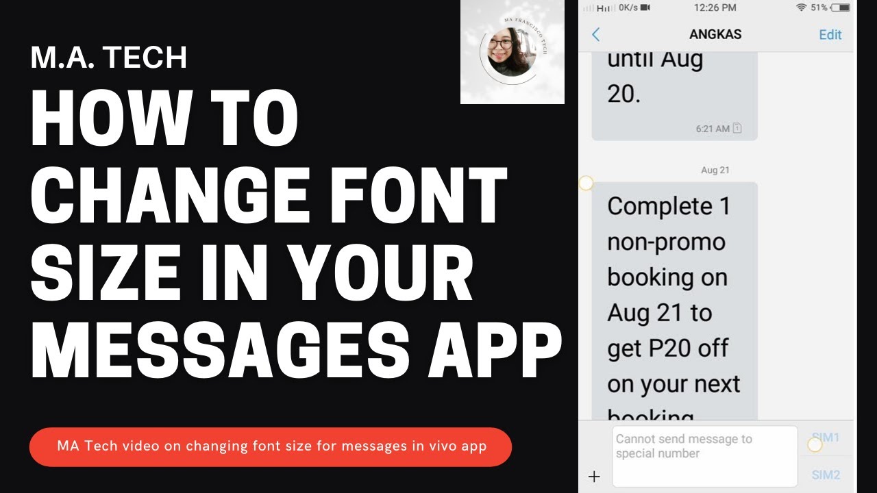Vivo Y53 How To Change Font Size In Your Messages App YouTube vivo-y53-how-to-change-font-size-in-your-messages-app-youtube