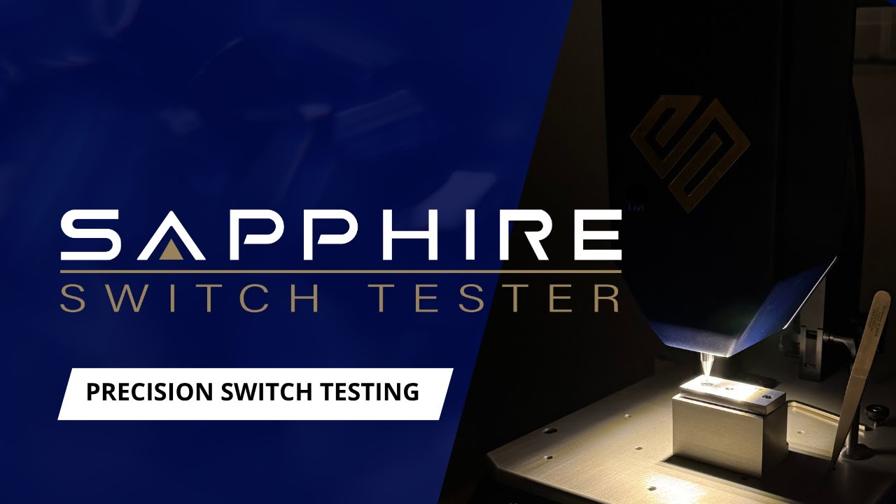 The Sapphire Mechanical Switch Tester by Snaptron | Precise Tactile ...