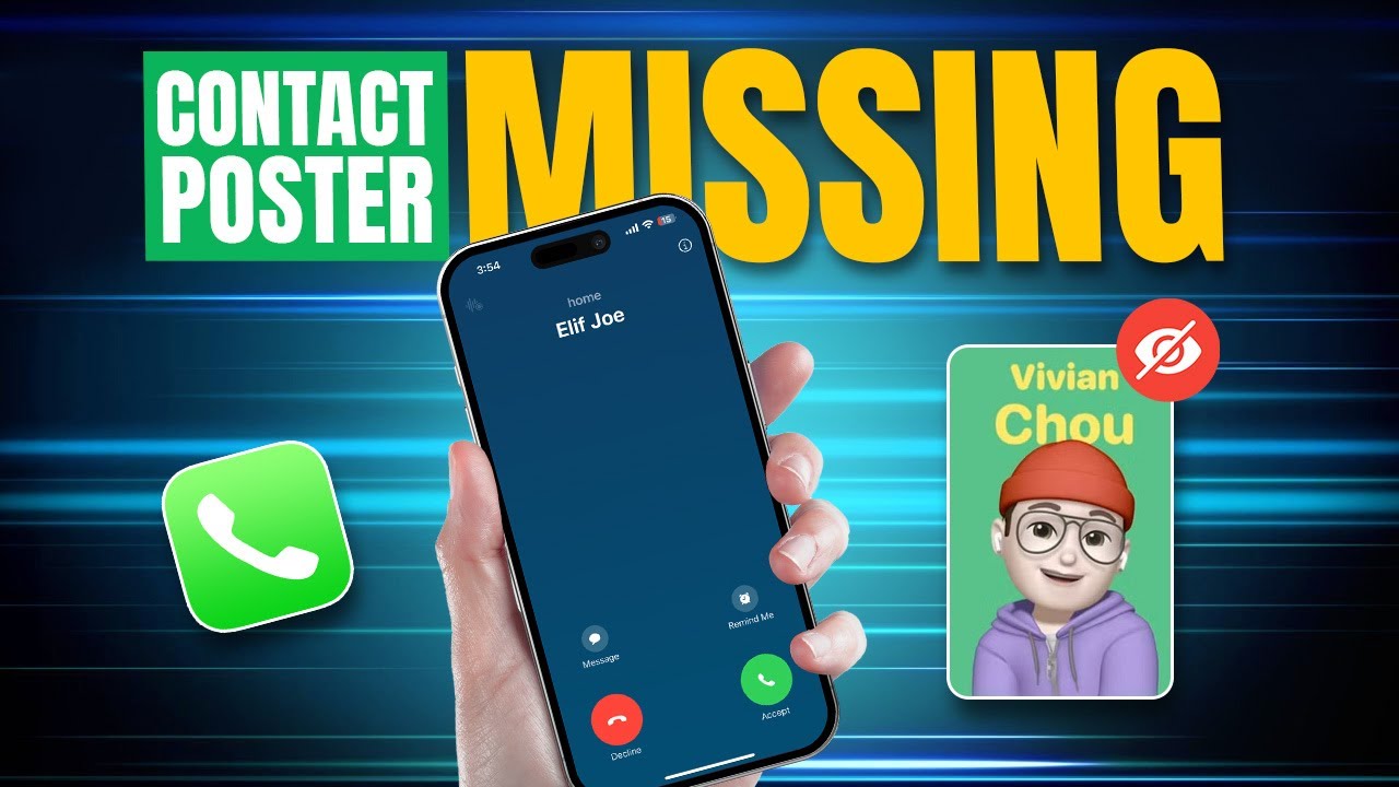 How to Fix Contact Poster is Missing on iPhone | Contact Photo not ...