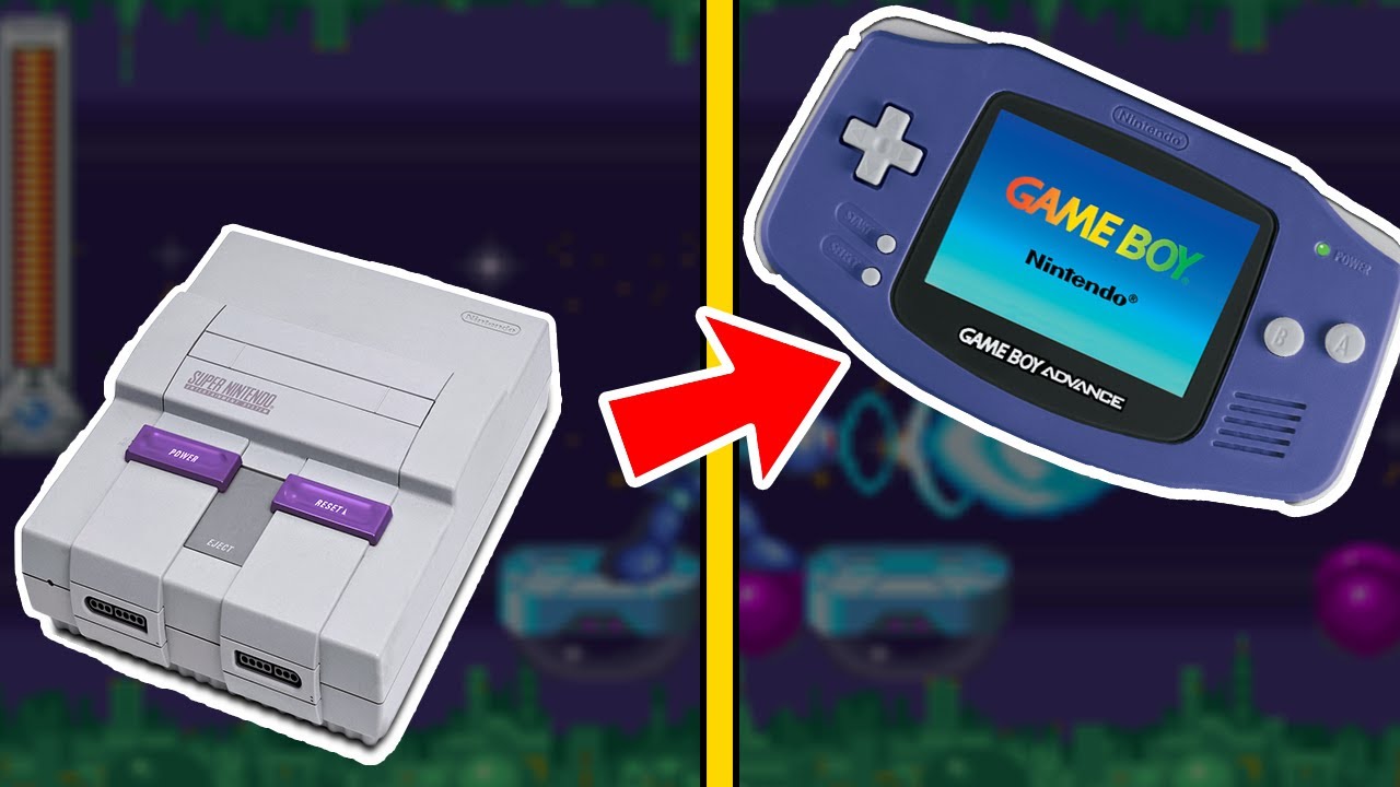 JOGOS DO SNES NO GBA - YouTube
