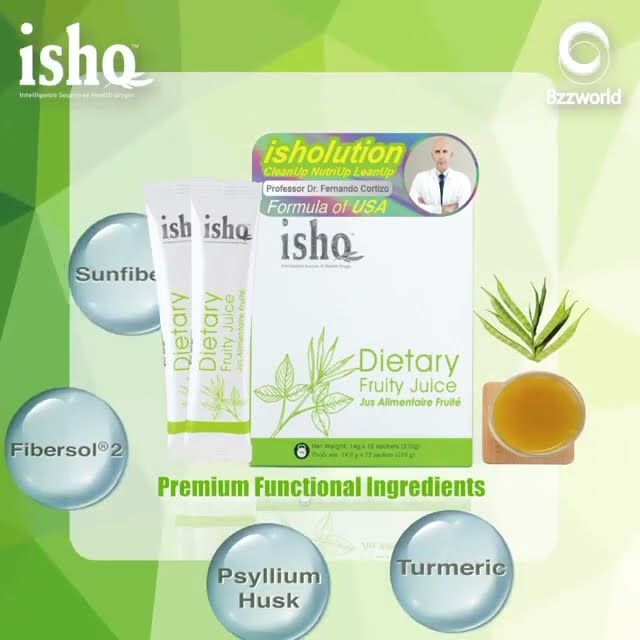Isho Dietary Fruity Juice (Isho Jus) - Minuman Serat Fiber Berkualitas ...