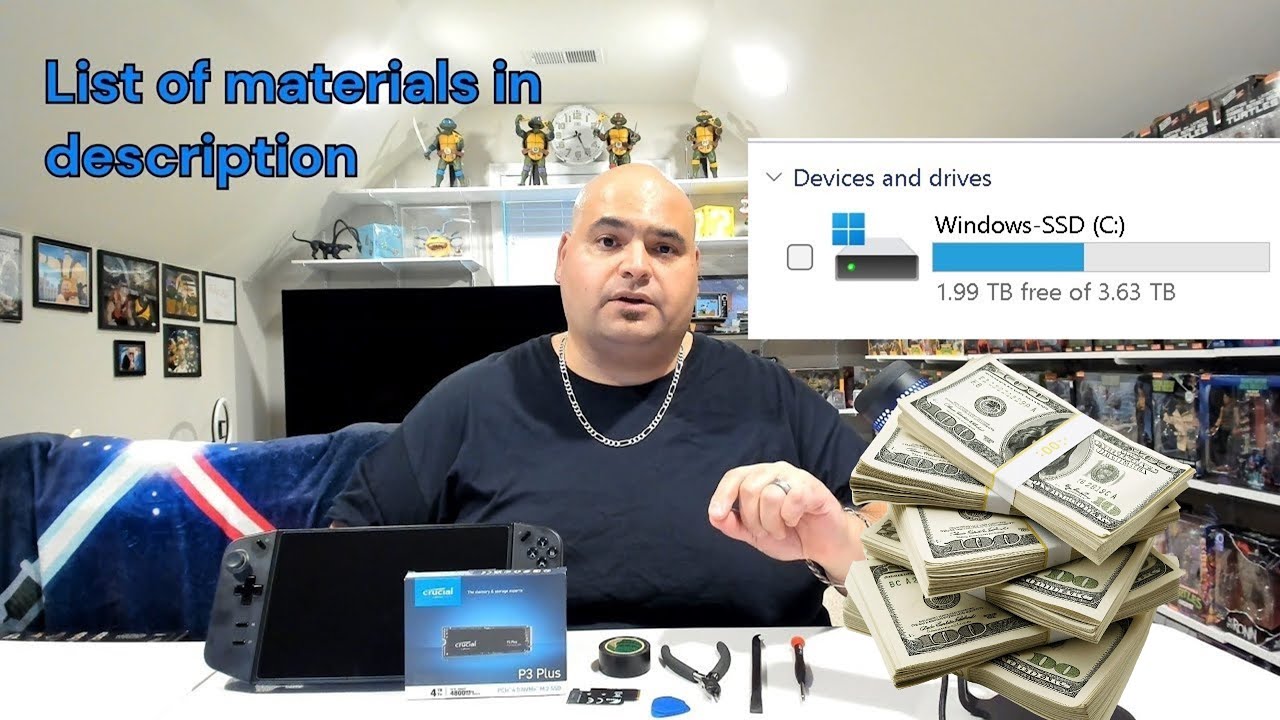 Legion Go Illest Mod of the Century! 4TB or 8TB Internal SSD with Stock ...