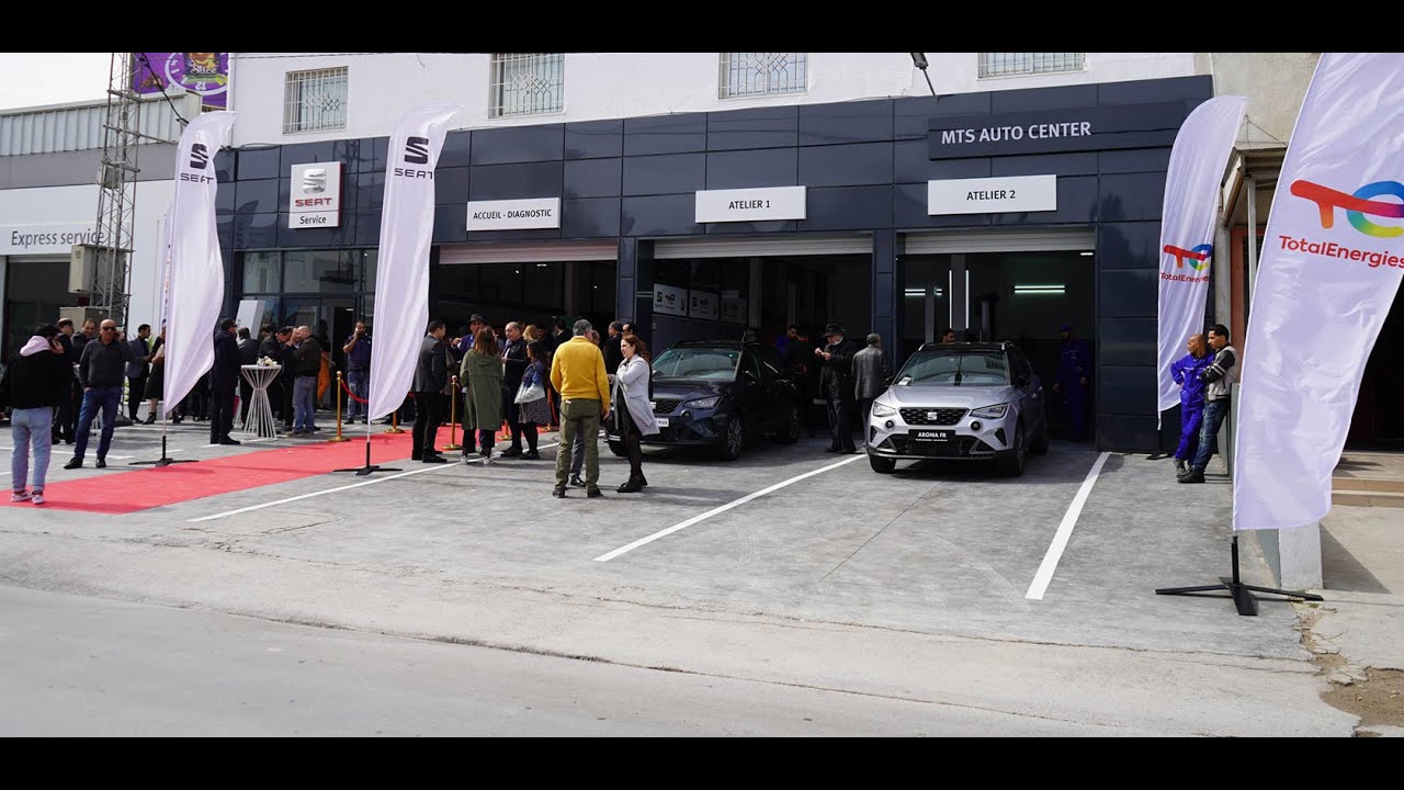 MTS Auto Center, le nouvel atelier agréé Seat à La Charguia 1 - YouTube