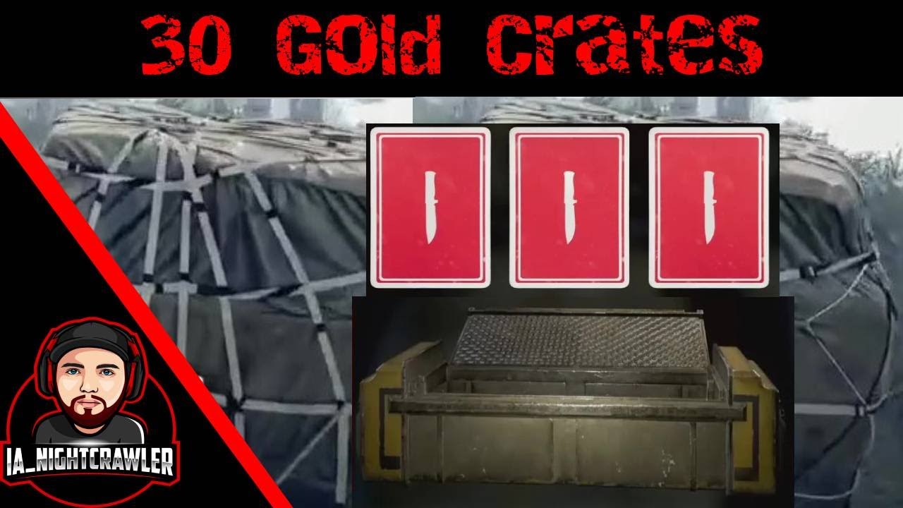 Opening 30 Gold Crates - YouTube