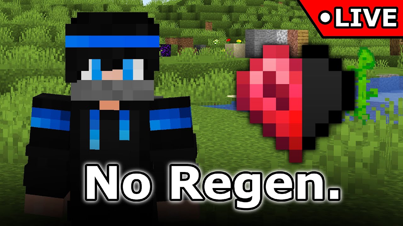 Minecraft Hardcore, BUT I CAN'T REGEN [2] - YouTube