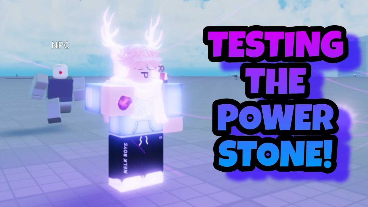 Testing The POWER STONE! | Roblox Thanos Infinity Gauntlet - YouTube