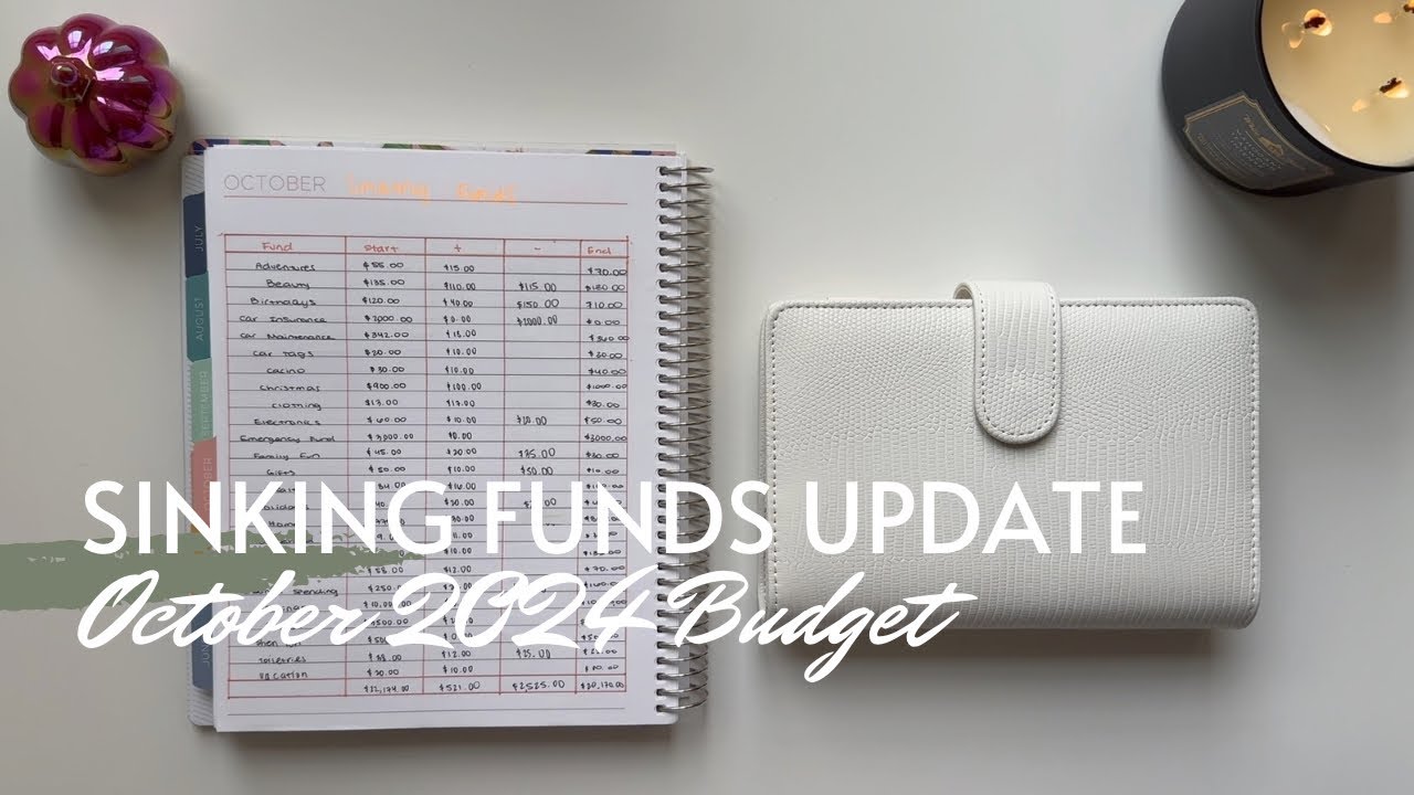 October 2024 Sinking Funds Update| Sinking Funds Counting | October ...