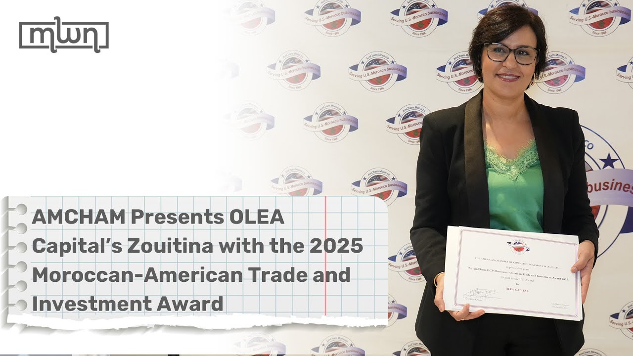AMCHAM Presents OLEA Capital’s Zouitina with the 2025 Moroccan-American ...