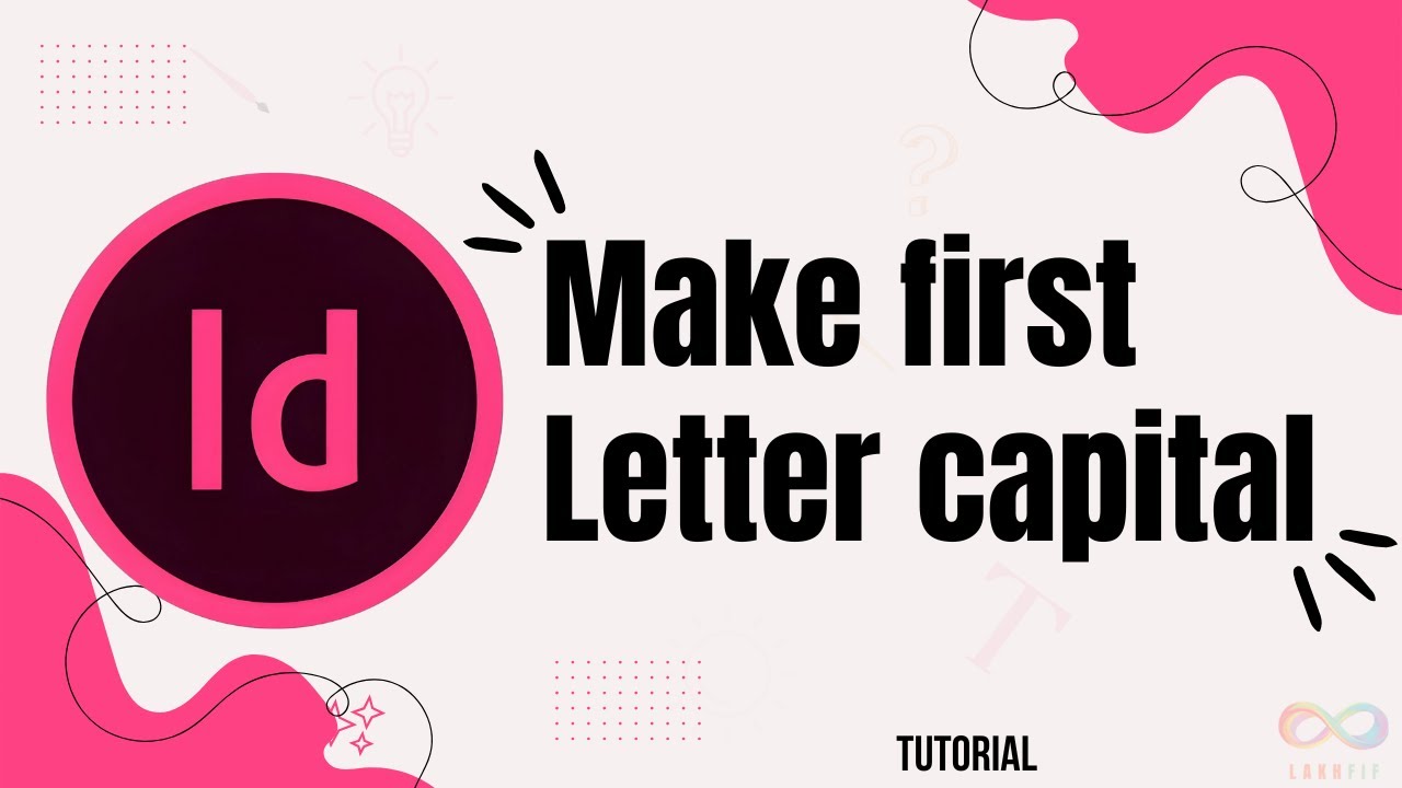 How to Make the First Letter Big in InDesign - YouTube