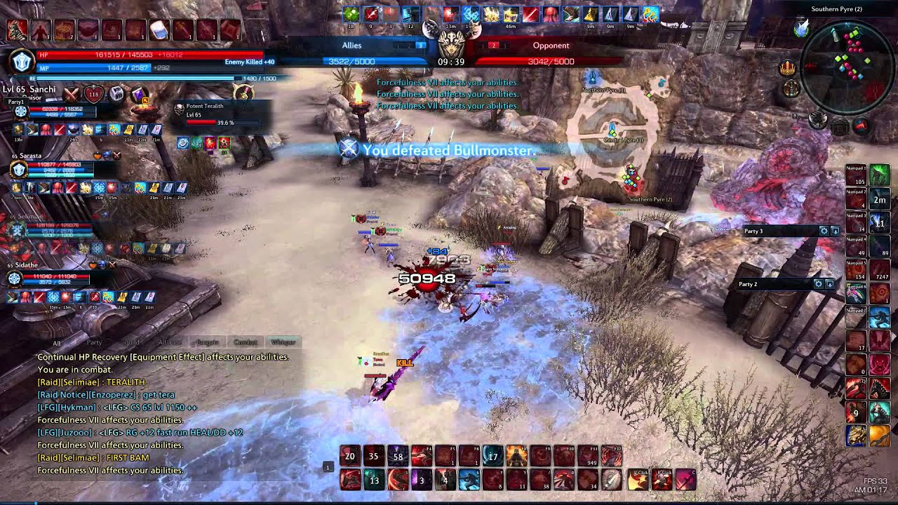 Tera Killian Lancer PvP - good giga good game - YouTube