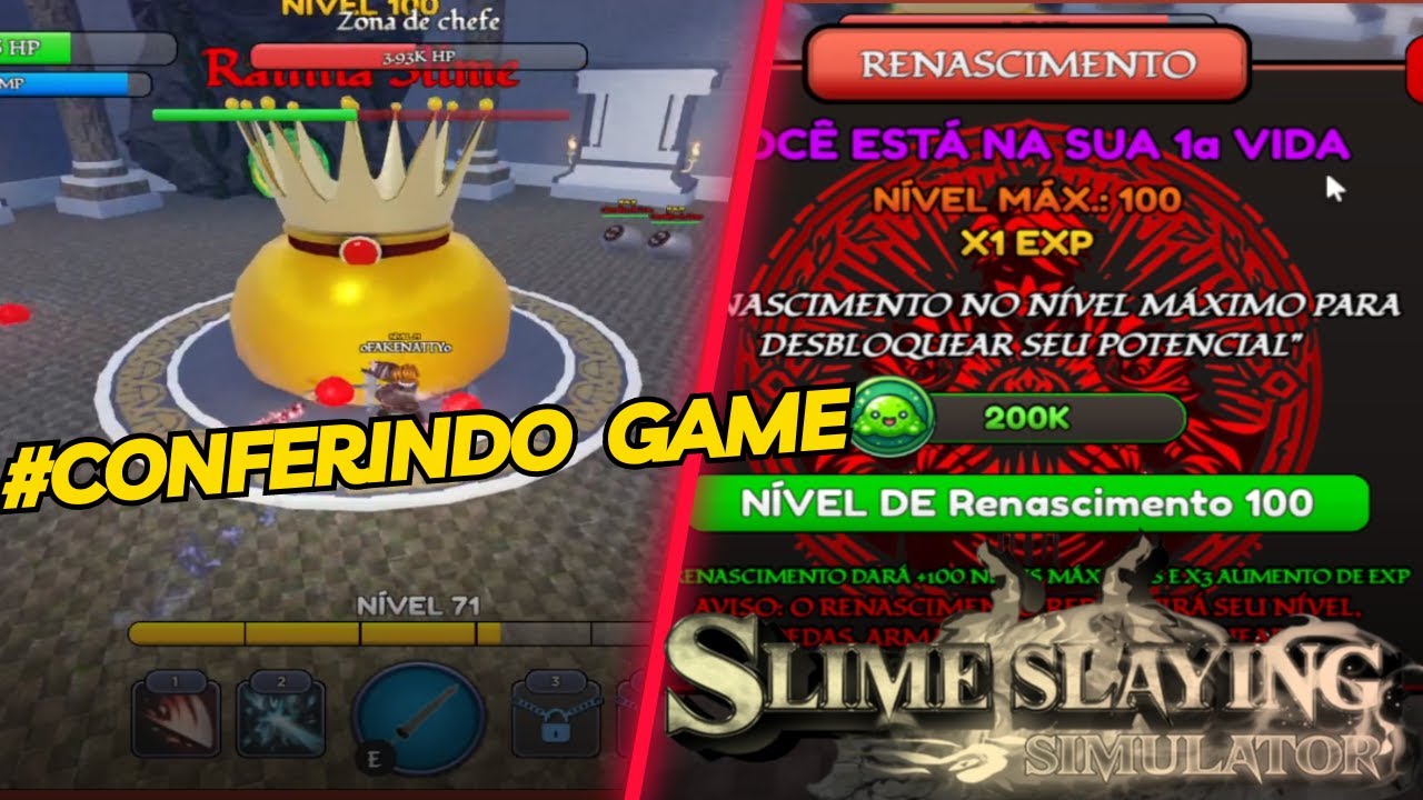 Conferindo ROBLOX Slime Slaying Novo Jogo RPG Dungeon MAP Vamos Jogar ...