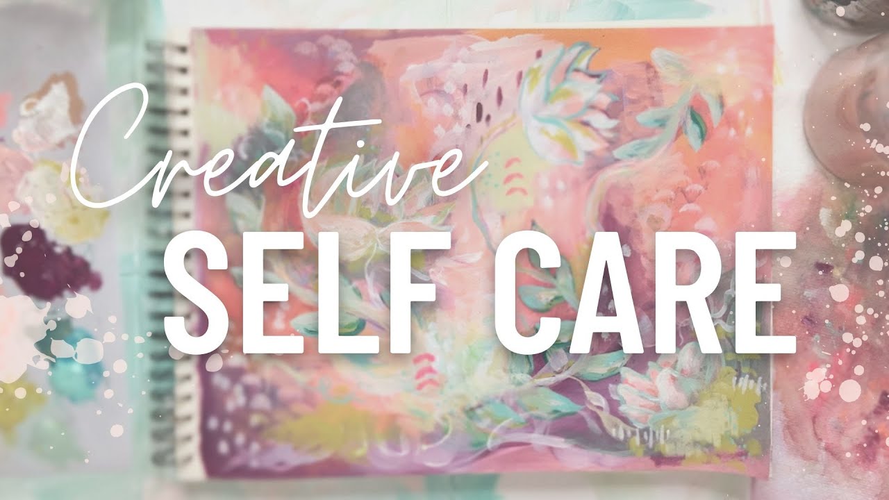 Trying a technique to make expressive art journaling feel easier for ...