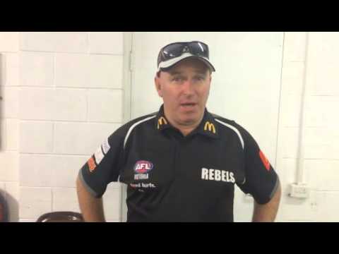 Rebel TV- Post match with David Loader Finals Wk1 2014 - YouTube