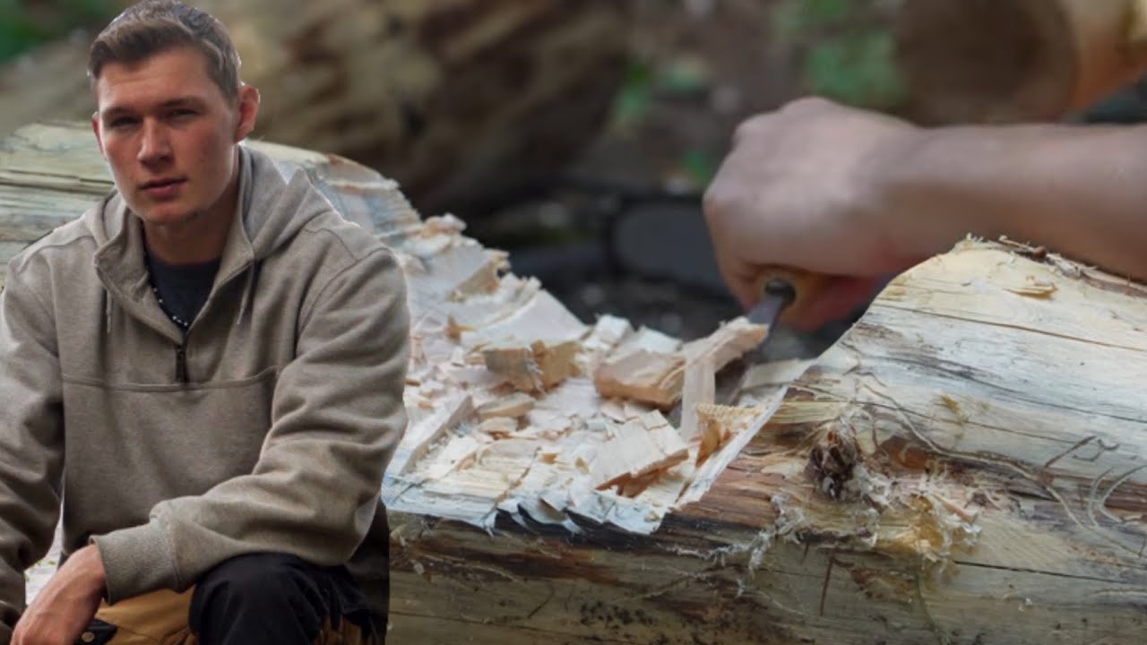 CABIN BUILD OFF GRID | Notching Logs // S2 EP19 - YouTube