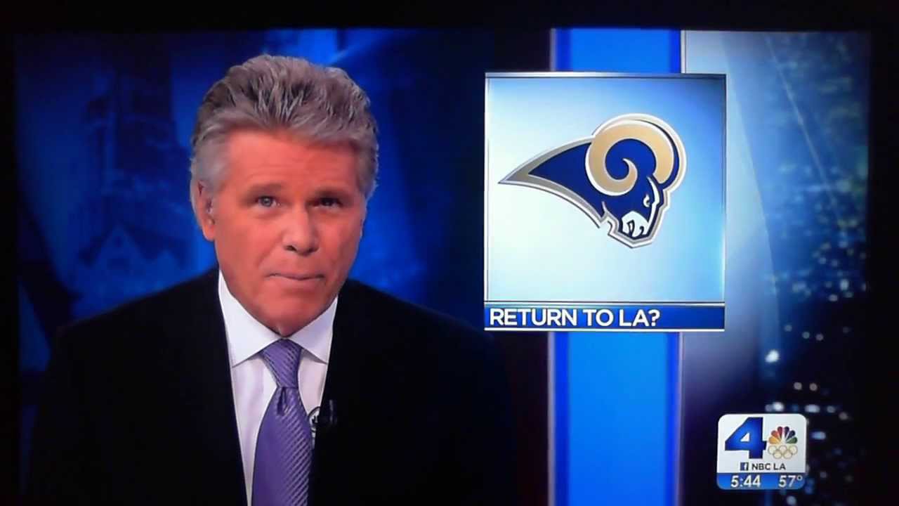 "Return to L.A.?" @PatrickNBCLA Patrick Healy reporting KNBC 4 5PM 1/31 ...