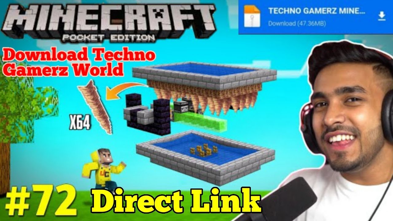 How To Download Techno Gamerz World With Infinite Pointed Dripstone ...