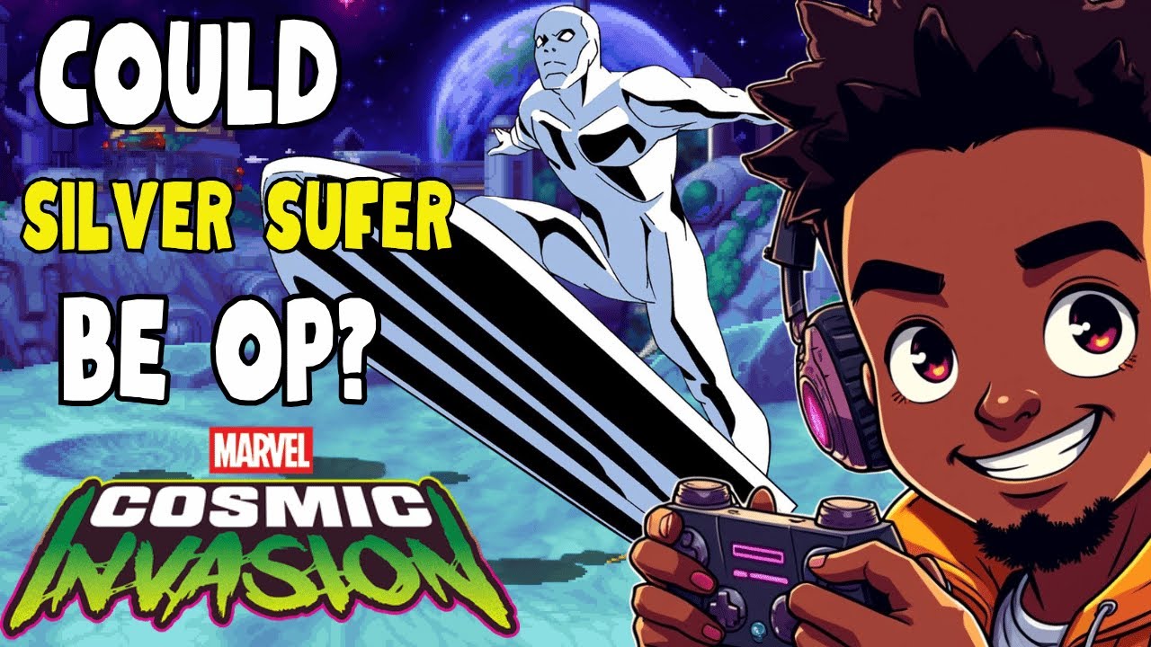Marvel Cosmic Invasion Silver Surfer Gameplay – Silver Surfer Is ...