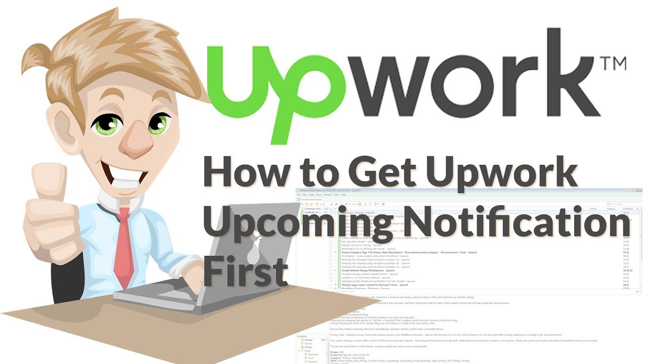 How to Get Upwork Upcoming Notification First - YouTube