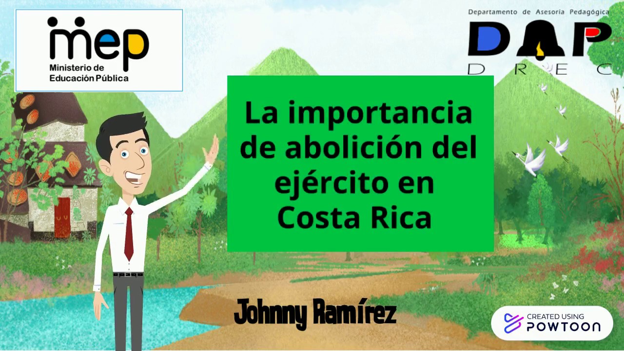 Abolición del ejército en Costa Rica - YouTube