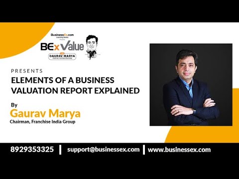 Episode 24- Elements of a Business Valuation Report Explained | BEx Value with Gaurav Marya