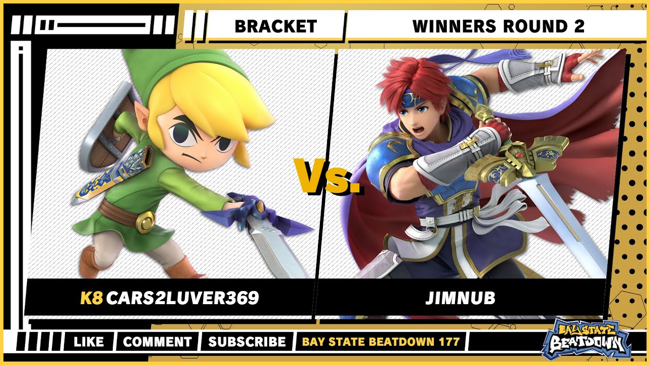 Bay State Beatdown 177 - cars2luver369 (Toon Link) VS Jimnub (Roy ...