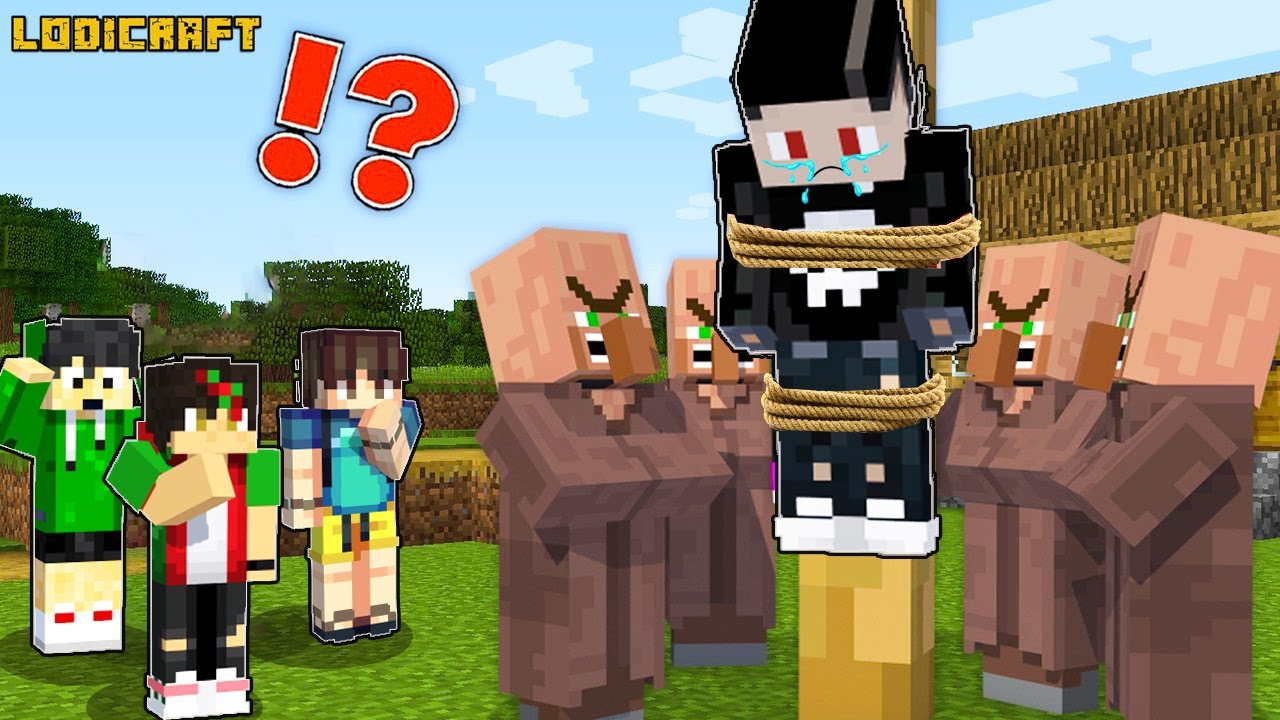 Why Did The Villagers Capture My Friend in Minecraft! - YouTube
