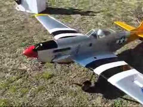 Hanger 9 P-51 PTS mustang modifications - YouTube