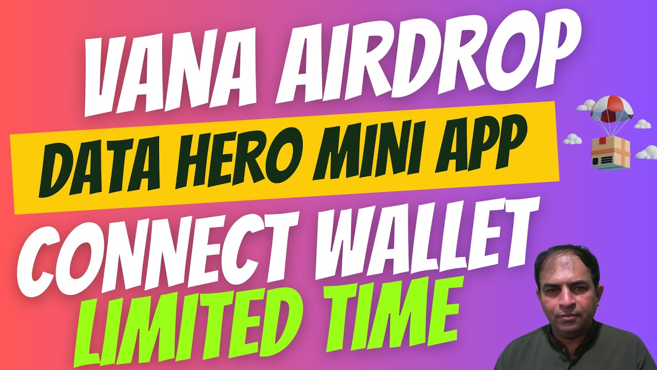 VANA Airdrop | Data Hero Mini App | Connect Wallet - YouTube