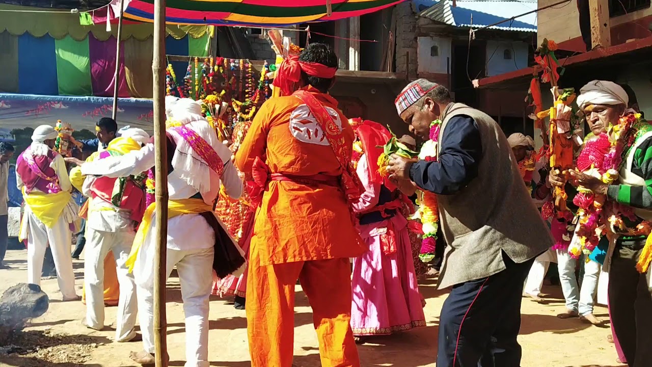 Pandav nirtiya thapal village famous in Uttrakhand Rudraprayag - YouTube