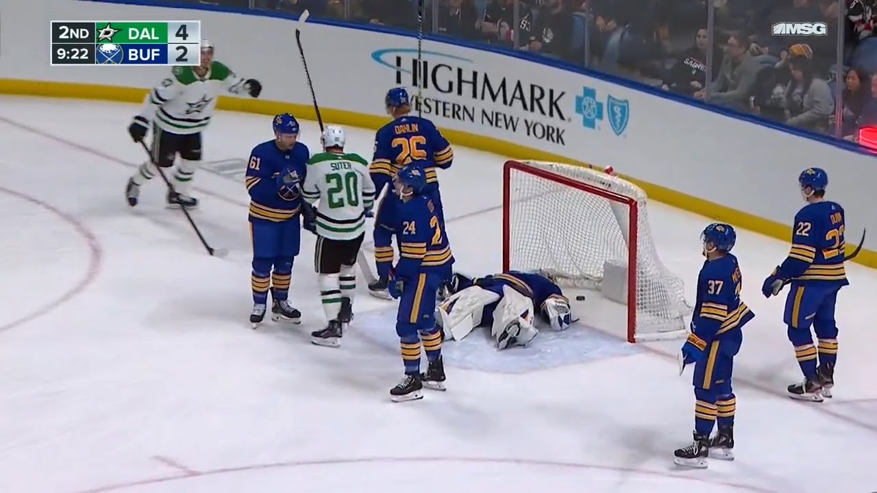 Dallas Stars Scores 10 Goals Against Buffalo... - YouTube