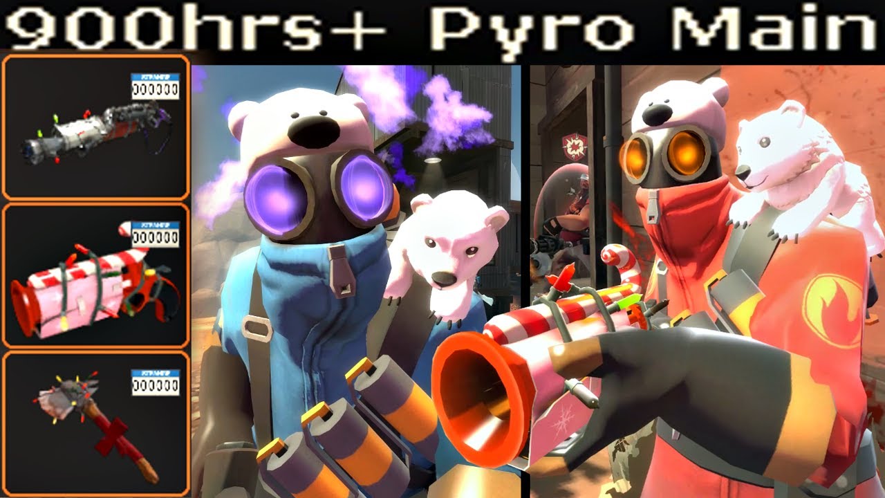 The Festive Burn🔸900+ Hours Pyro Main Experience (TF2 Gameplay) - YouTube