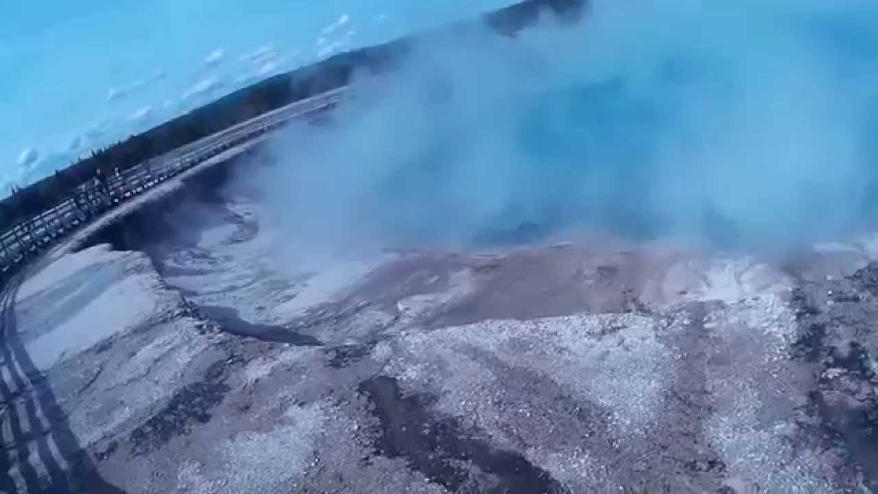 A sulfur pool at Yellowstone - YouTube