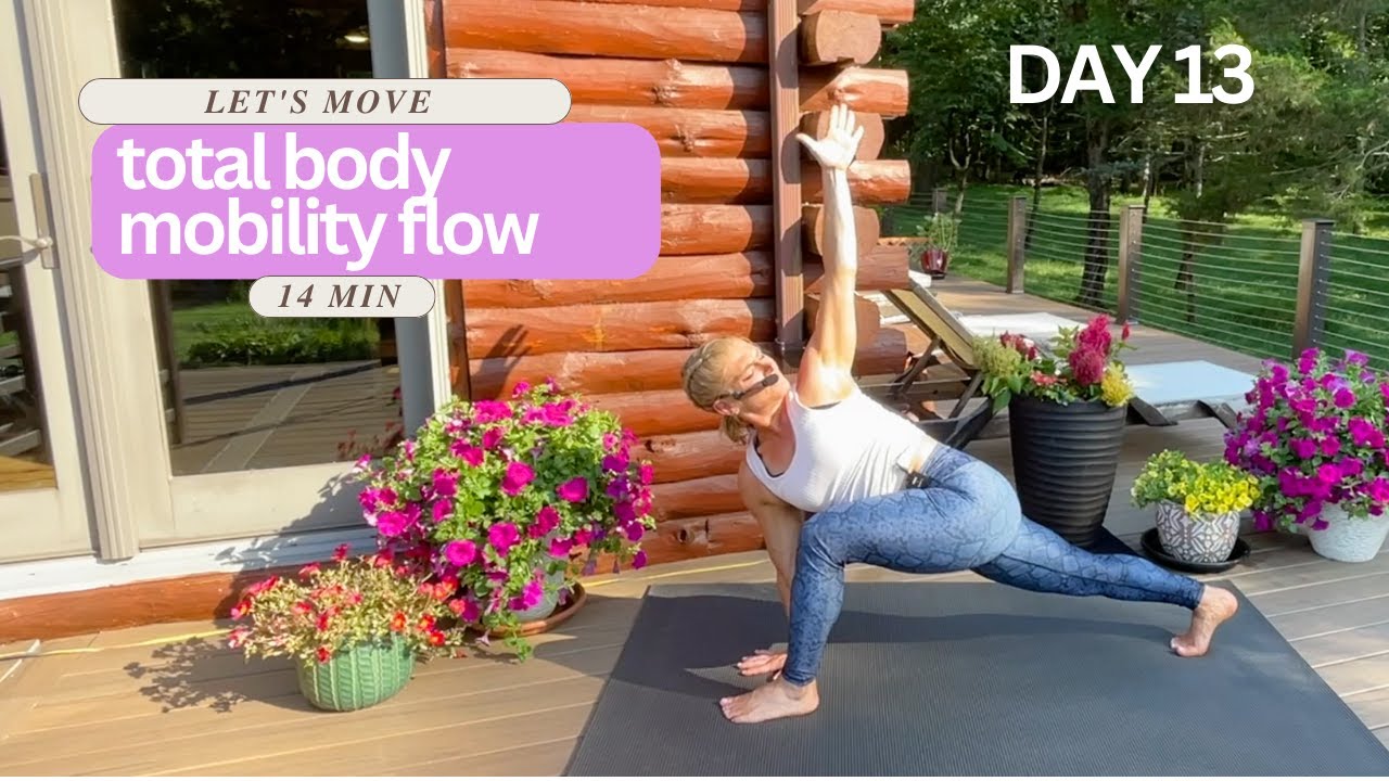 DAY 13 - Full Body Mobility Flow for the Morning - Stretch and mobility Challenge - YouTube