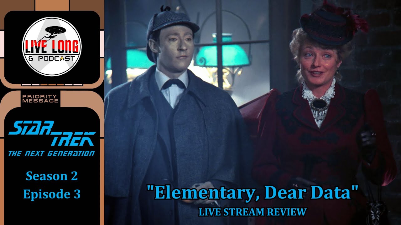 Star Trek: The Next Generation S2 E3 "Elementary, Dear Data" Review ...