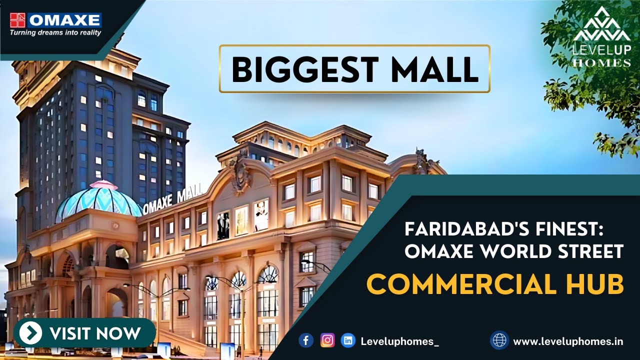 INDIA'S NEW LANDMARK | OMAXE WORLD STREET FARIDABAD | SHOP, DINE ...